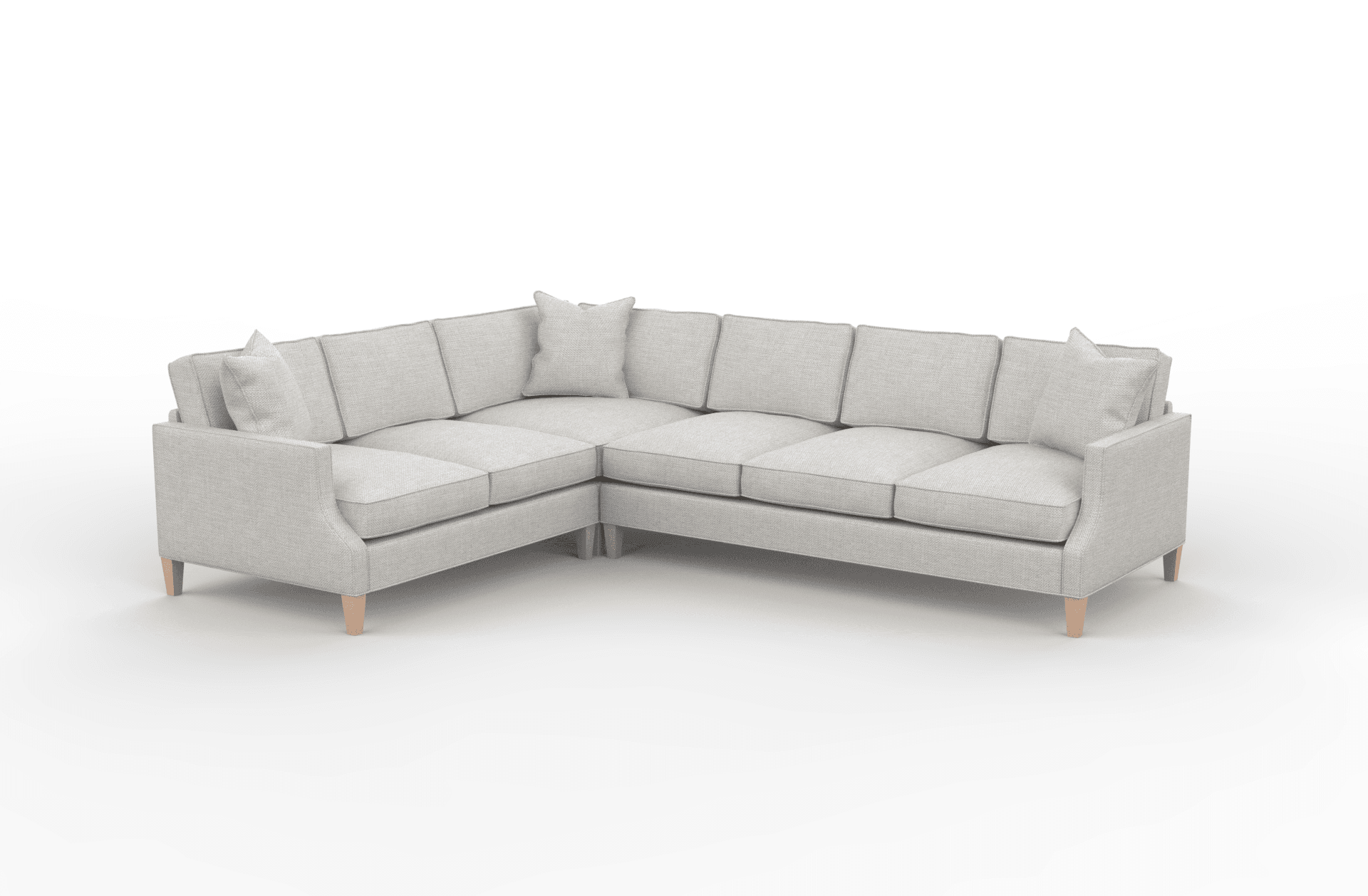 Anne Sectional: LAF Loveseat + Corner + RAF Sofa - Private Label Co.
